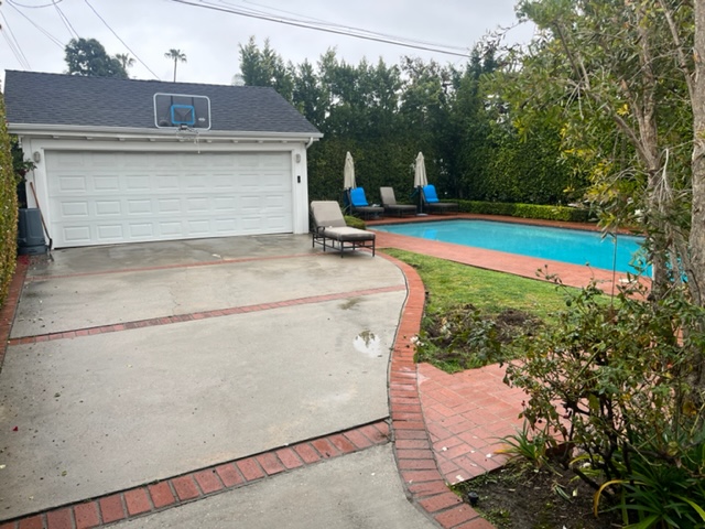 Backyard Transformation for a Wedding–Pool Decking-Subfloor over Grass ...